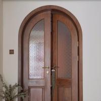China Custom French Glass Door with Water Resistant Finish and Security Lock for Villa and Hotel Interior Exterior Installation for sale