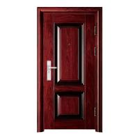 China Embossed Anti-theft Steel Entry Door with Modern Finish and Well Sealed Steel Security Door for Villa for sale