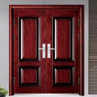 China Modern Minimalist Custom Swing Steel Entry Door for Villa Apartment Residential Building Security for sale