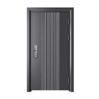 China Heat Proof Well Sealed Anti Theft Steel Security Door and Double Entry Door for Villa for sale