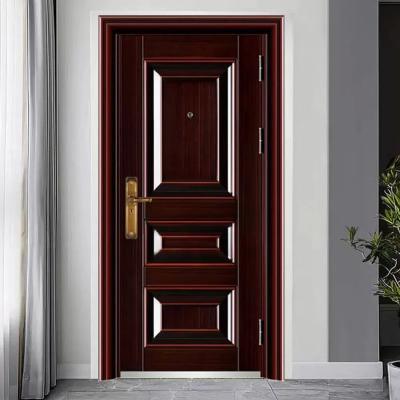 China Heavy Duty Anti Theft Well Sealed Steel Security Door for Exterior Residential Villa and Hotel Entry for sale