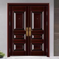 China Heavy Duty Anti Theft Well Sealed Steel Security Door for Exterior Residential Villa and Hotel Entry for sale