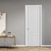 China Water Resistant Solid Wood Interior Door Modern Design Hospital Use Solid Wood Composite Door for sale