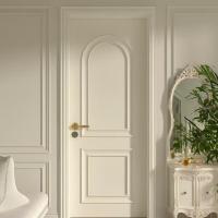 China Water Resistant Customized Solid Wood Interior Door with Left/Right Handles, a Solid Wood Composite Door for Office and Hospital Use for sale