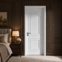 China Water Resistant Customized Solid Wood Interior Door with Left/Right Handles, a Solid Wood Composite Door for Office and Hospital Use for sale
