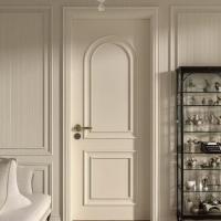 China Water Resistant Customized Solid Wood Interior Door with Left/Right Handles, a Solid Wood Composite Door for Office and Hospital Use for sale