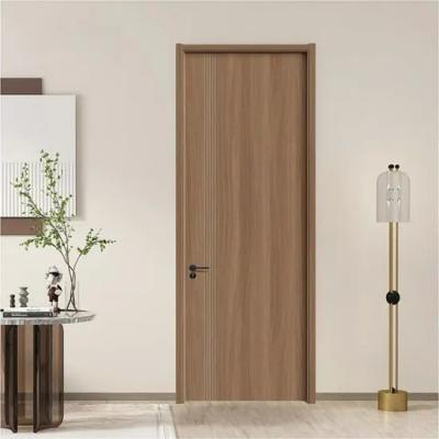 China Modern Eco Solid Wood Interior Door with Well Sealed Finished Surface Custom Solid Wood Internal Door for Hotel Apartment for sale