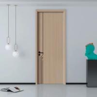 China Modern Eco Solid Wood Interior Door with Well Sealed Finished Surface Custom Solid Wood Internal Door for Hotel Apartment for sale