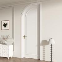 China French Style Well Sealed Manual Sliding Solid Wood Interior Door for Bedroom Living Room Hotel Villa Project for sale
