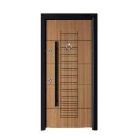 China Modern Anti-Theft Steel Security Door with Finished Surface for House Villa Entry Steel Entry Door for sale