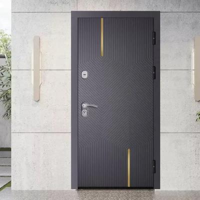 China Durable Steel Interior Door with Sound Insulation Grade 40 and Customizable Color for Office and Home Use for sale
