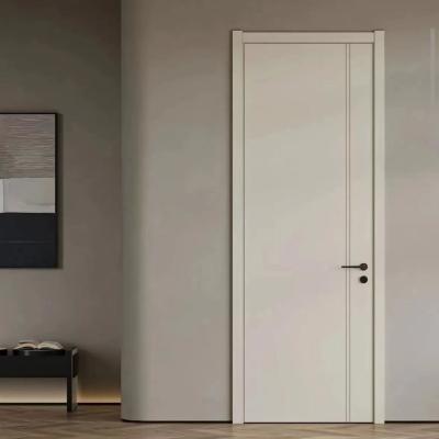 China Eco Friendly Heat Transfer Finish Swing Type Solid Wood Interior Door for Hotel and Hospital Projects for sale