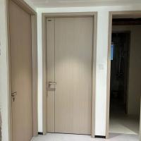 China Fire Proof CE ISO Certified Custom Color Solid Wood Interior Door Ecological Door for School Hospital Restaurant for sale
