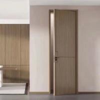 China Fire Proof CE ISO Certified Custom Color Solid Wood Interior Door Ecological Door for School Hospital Restaurant for sale