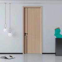China Natural Wood Grain Customizable Water Resistant Solid Wood Interior Door Ecological Door for Villa Hotel Hospital for sale