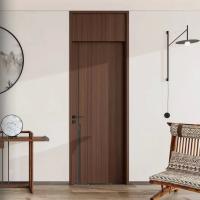 China Double Sided Solid Wood Interior Door with Heat Transfer Finish and Sound Insulation Ecological Door for Villa Apartment for sale
