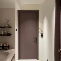 China Double Sided Solid Wood Interior Door with Heat Transfer Finish and Sound Insulation Ecological Door for Villa Apartment for sale