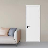 China Eco Friendly Solid Wood Interior Door with Heat Transfer Wood Grain and Custom Size for School Hospital for sale
