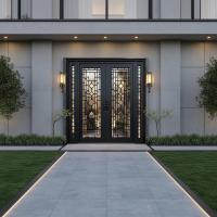 China Customized Size CE/ISO Steel Security Door Blast Door Bullet Resistant Metal Entry Door for Villa Projects for sale