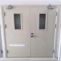 China Customized Size Well Sealed Fire Resistant Fire Rated Steel Door for Commercial and Residential Buildings for sale