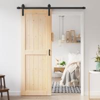 China Custom Painted Finish Well Sealed Sliding Solid Wood Interior Door for Apartment Modern Solid Wood Internal Door for sale
