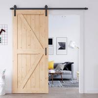 China Custom Painted Finish Well Sealed Sliding Solid Wood Interior Door for Apartment Modern Solid Wood Internal Door for sale