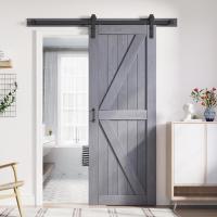 China Custom Painted Finish Well Sealed Sliding Solid Wood Interior Door for Apartment Modern Solid Wood Internal Door for sale