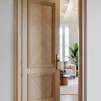 China Modern Solid Wood Interior Door and Interior Swing Entry Door with Blast Door Bullet Resistant Door, 40/45/50mm or Customize, Lock+Handles+Hinge, etc for sale