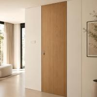China Modern Design Well Sealed Solid Wood Interior Door Customizable Size Architectural Wooden Door for Residential Spaces for sale