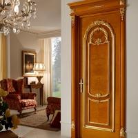China Modern Design Well Sealed Solid Wood Interior Door Customizable Size Architectural Wooden Door for Residential Spaces for sale