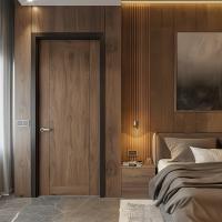 China Blast Door Bullet Resistant Door Finished Surface Well Sealed Solid Wood Interior Door for Apartment and Villa for sale