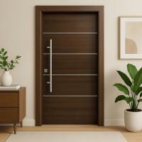 China Bullet Resistant Well Sealed Solid Wood Interior Door for Villa Apartment Residential House Project Daily Use for sale