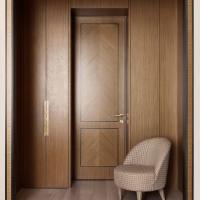 China Bullet Resistant Well Sealed Solid Wood Interior Door for Villa Apartment Residential House Project Daily Use for sale