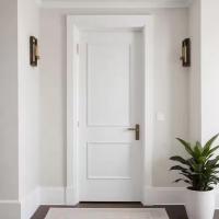 China Simple Design Solid Wood Interior Door for Modern Residential Applications with Customizable Size for sale
