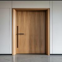 China Blast Door Bullet Resistant Solid Wood Interior Door Well Sealed Push and Pull Wooden Interior Door for sale