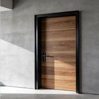 China Modern Flush Solid Wood Interior Doors for Contemporary Interior Design, Custom Solid Wood Internal Doors and Wooden Interior Doors for sale