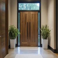 China Well Sealed Blast Door Bullet Resistant Custom Front Door Solid Wood Entry Door for Luxury Villa Main Entrance for sale