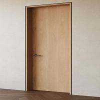 China Premium Contemporary Solid Wood Front Door and Solid Wood Entrance Door for Modern Residential Projects for sale