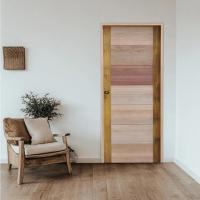 China Modern Blast Door Bullet Resistant Solid Wood Interior Door with Premium Natural Wood Finish for sale