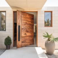 China Blast Door Bullet Resistant Solid Wood Door and Well Sealed Push and Pull Solid Wood Interior Door for sale