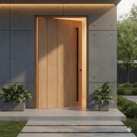 China Blast Door Bullet Resistant Solid Wood Door and Well Sealed Push and Pull Solid Wood Interior Door for sale