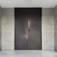 China Class A Security Grade Steel Security Door with 95 mm Door Leaf Thickness and 3Hr Fire Rating Exterior Steel Entry Door for sale