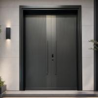 China Class A Security Grade Steel Security Door with 95 mm Door Leaf Thickness and 3Hr Fire Rating Exterior Steel Entry Door for sale