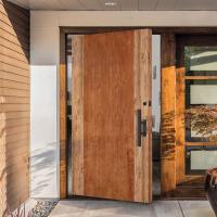 China Architectural Solid Wood Entrance Door Custom Solutions for Construction Contractors and Wooden Front Door Projects for sale