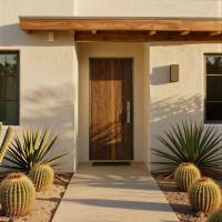 China Architectural Solid Wood Entrance Door Custom Solutions for Construction Contractors and Wooden Front Door Projects for sale