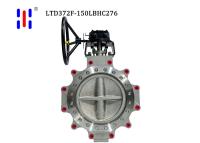 China Hastelloy C276 Lug Butterfly Valve 150LB Flanged End for Corrosive Acid Media for sale