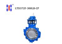 China WCB 304 Soft Seal Double Flanged Butterfly Valve 300LB Lug Type for Compressed Air for sale