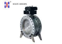 China 304L Stainless Steel Flanged 300LB Triple Offset Butterfly Valve 2-100 Inch for sale