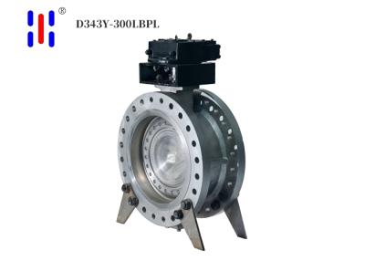 China 304L Stainless Steel Flanged 300LB Triple Offset Butterfly Valve 2-100 Inch for sale
