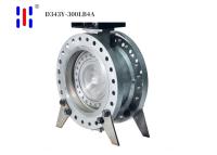 China Duplex 2205 Triple Offset Butterfly Valve Flanged Class 300 2-100 Inch Chemical for sale